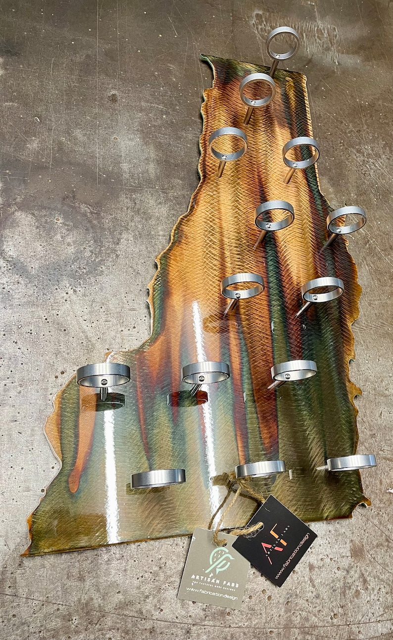 USA State Golf Ball Holder: Personalized Steel Map Display - Etsy