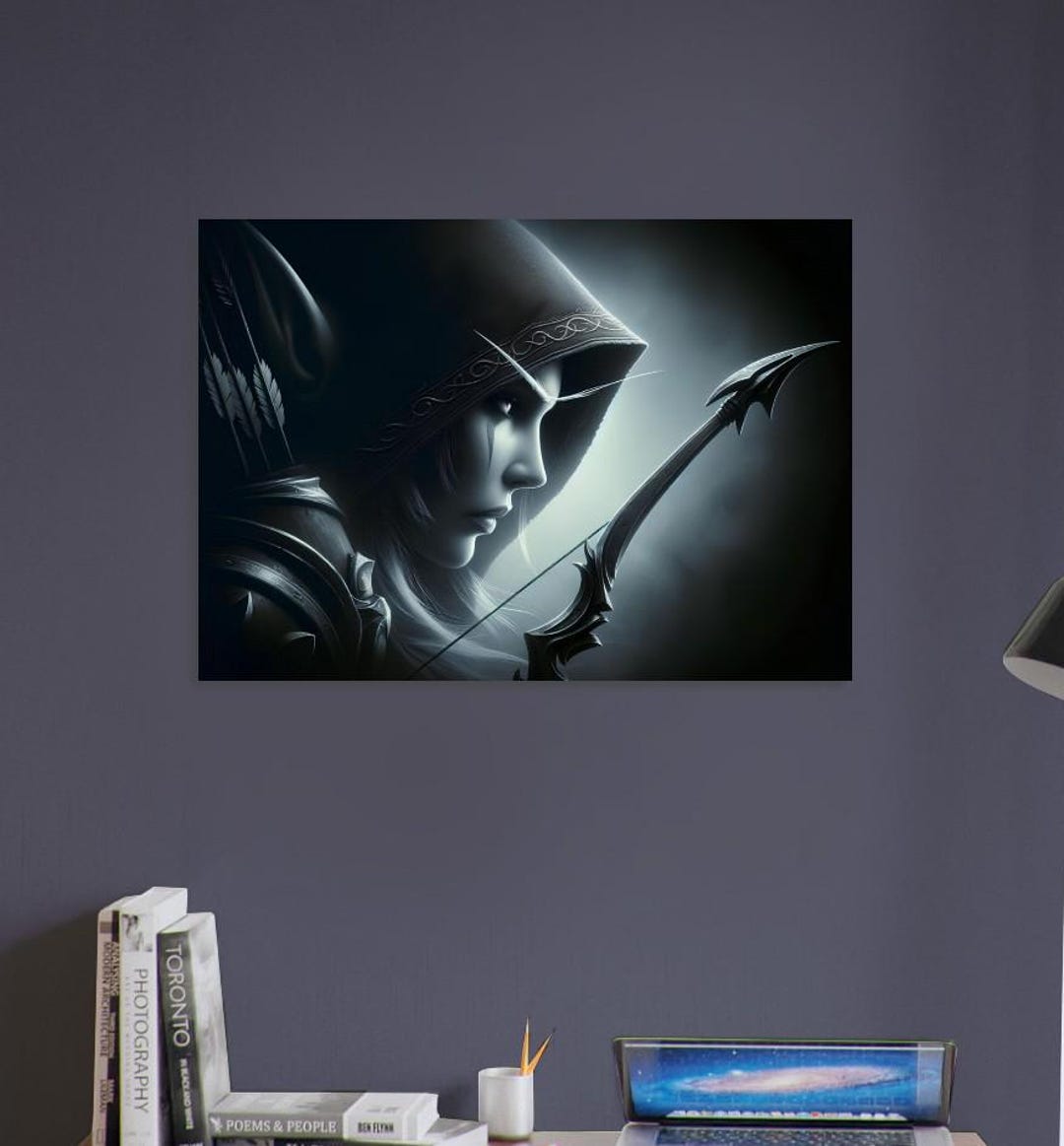 Sylvanas World of Warcraft Gaming Premium Minimalistic Matte Paper ...