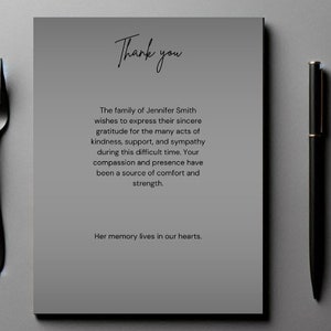 Funeral Program Template, Printable Editable Funeral Memorial Program ...
