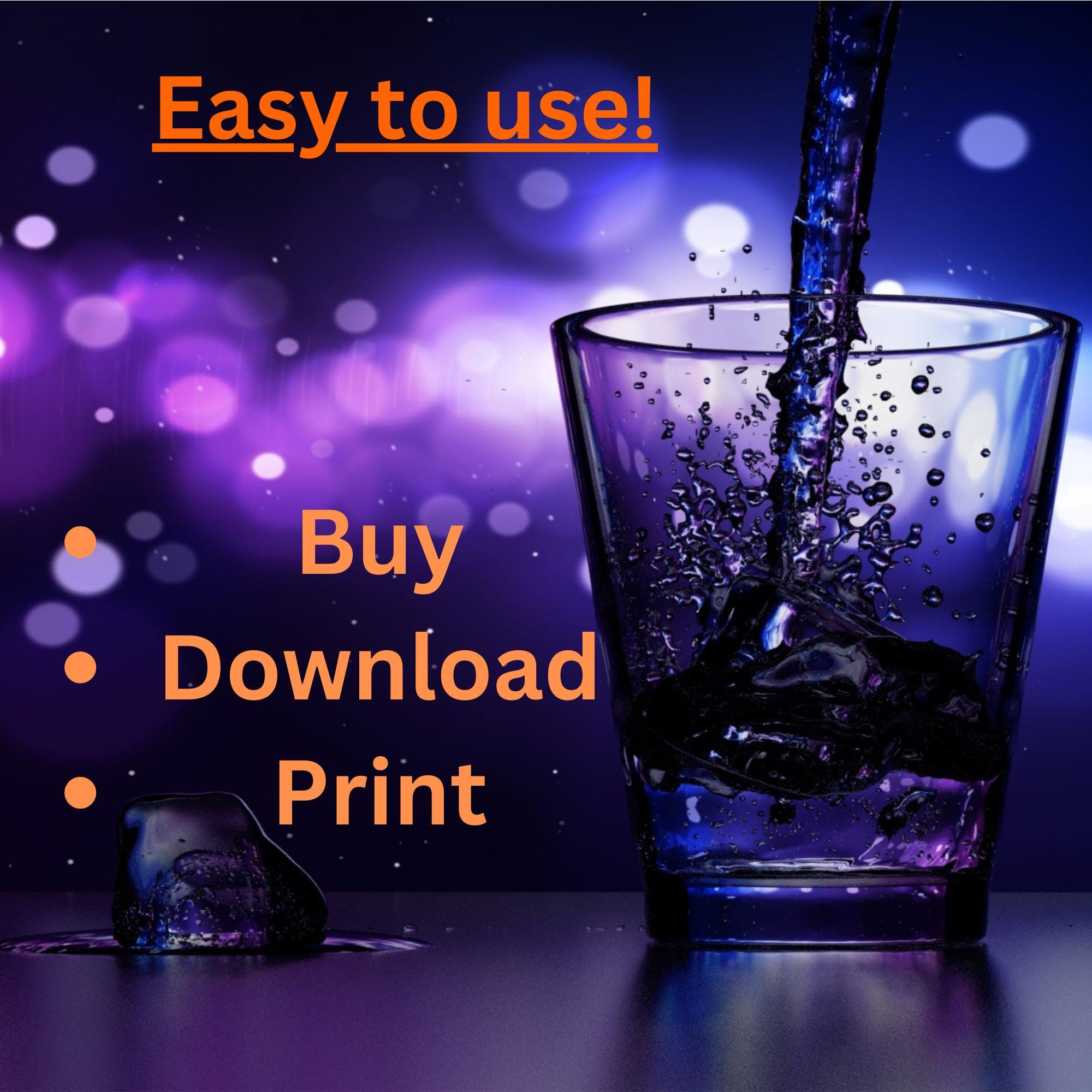 Printable Bar Menu Restaurant Café Wedding Editable Drink Menu Template ...
