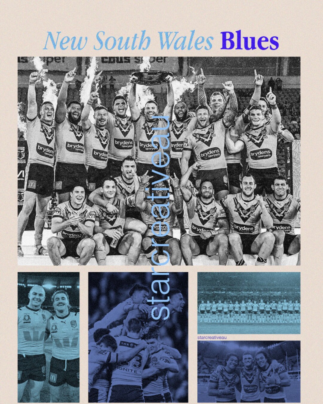 NSW Blues Digital Poster - Etsy