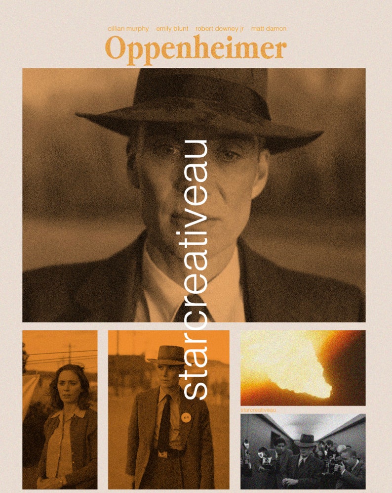 Oppenheimer Digital Poster - Etsy