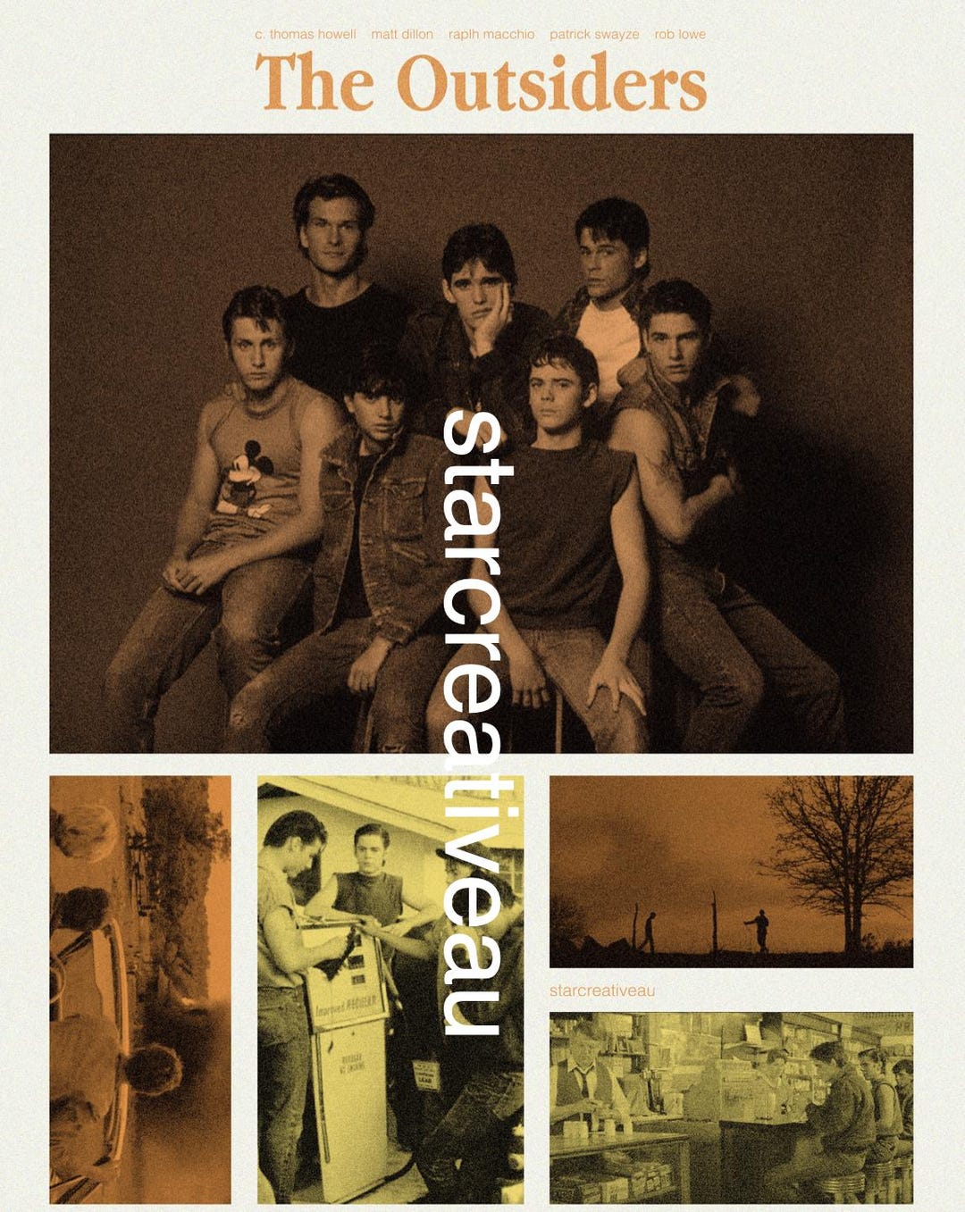 The Outsiders Digital Poster - Etsy