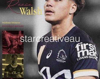 Reece Walsh Digital Poster - Etsy