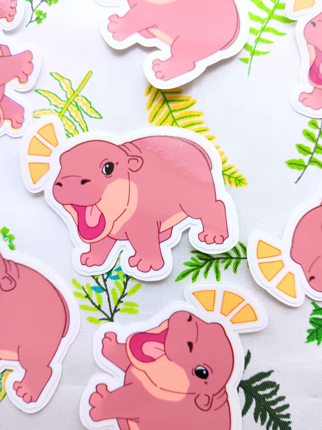 Moo Deng Sticker - Etsy