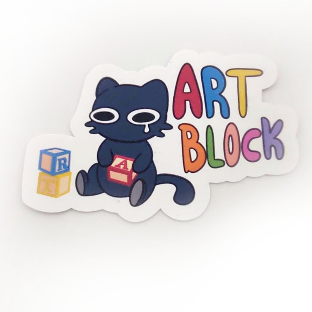 Art Block Sticker - Etsy