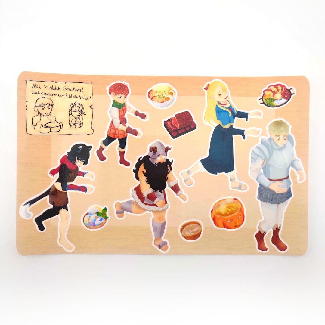 Dungeon Meshi Sticker Sheet - Etsy
