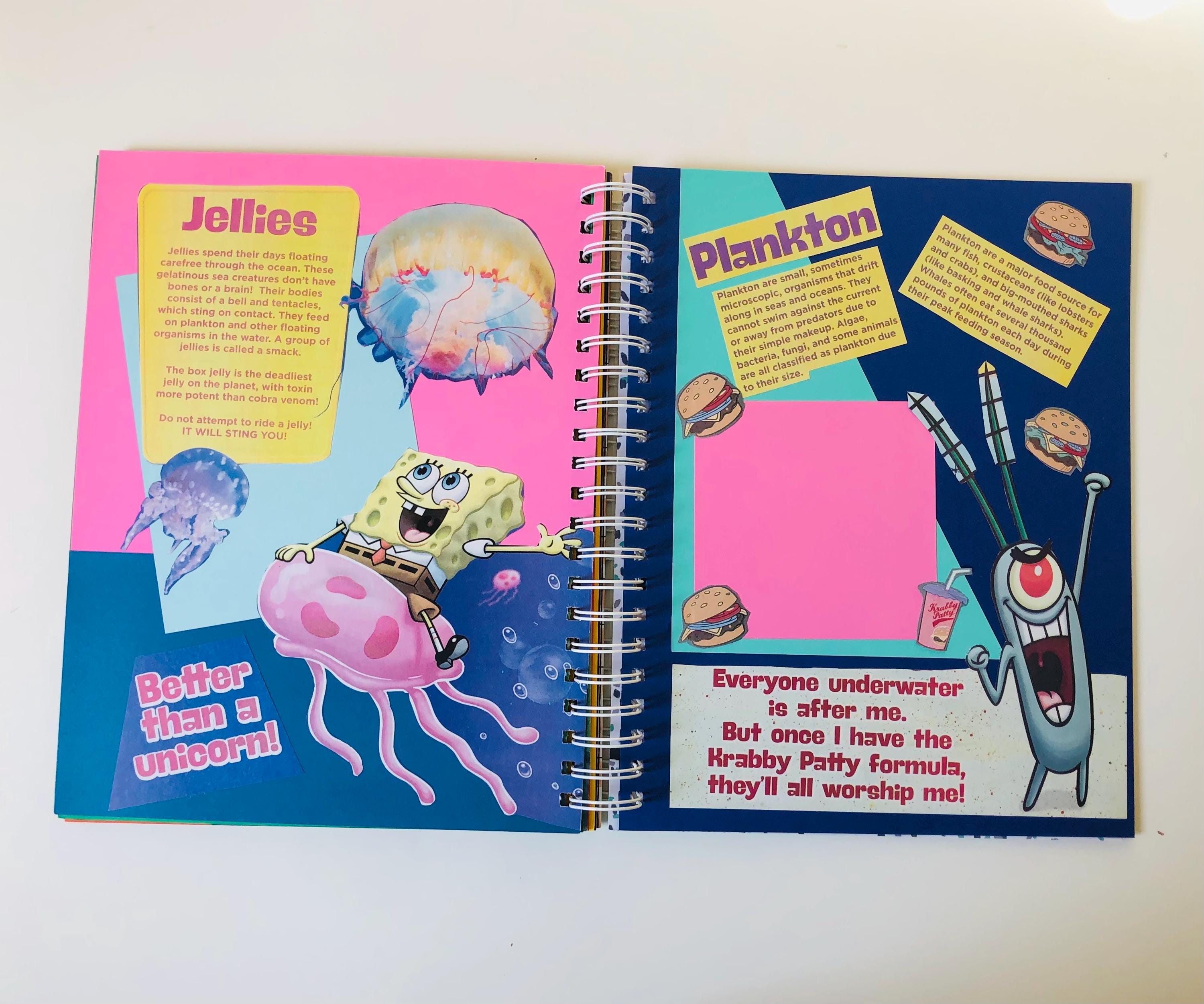 Handmade Scrapbook - Spongebob Theme - Etsy