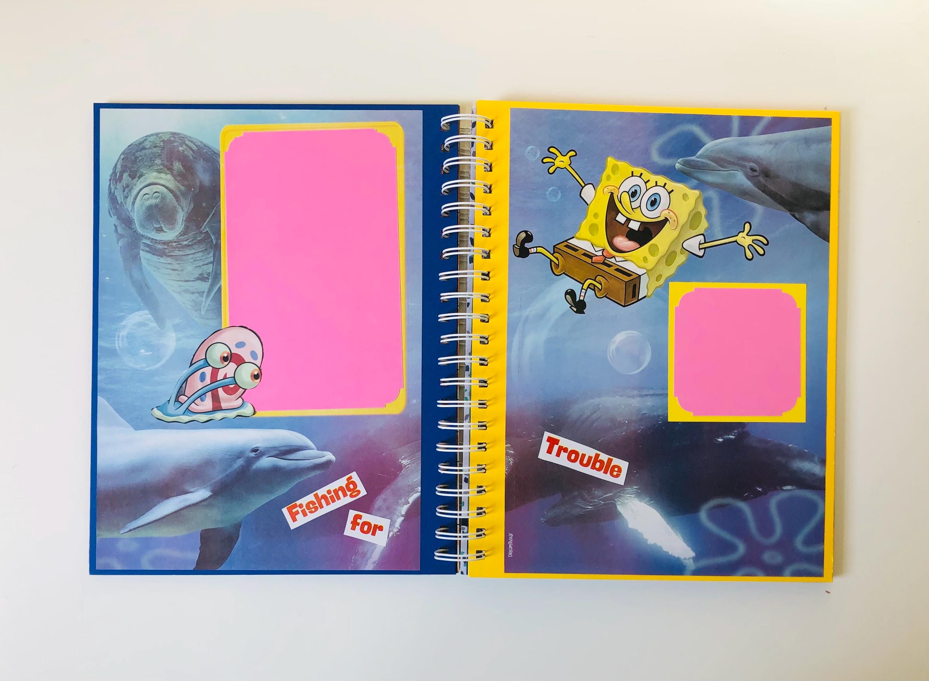 Handmade Scrapbook - Spongebob Theme - Etsy