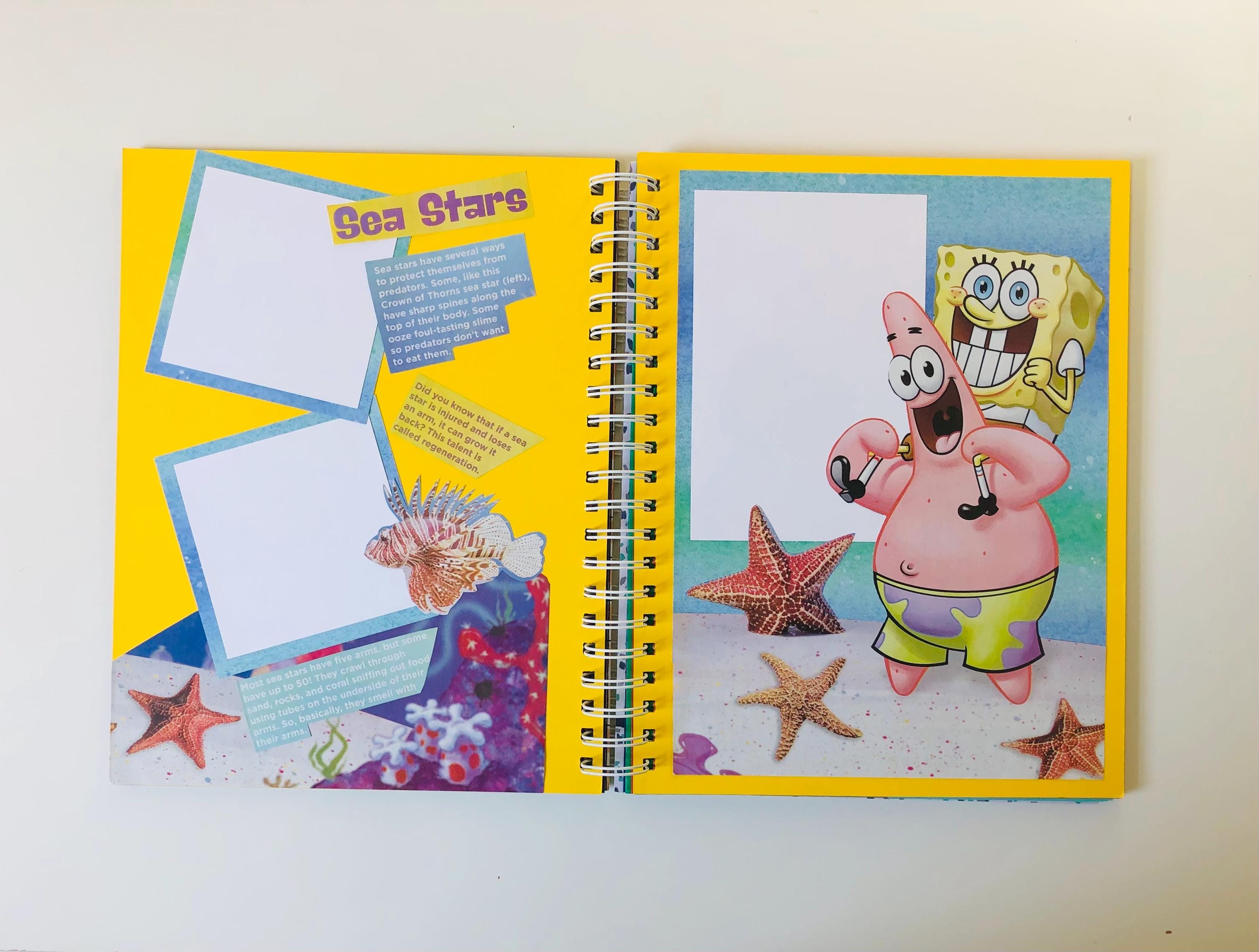 Handmade Scrapbook - Spongebob Theme - Etsy