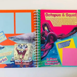 Handmade Scrapbook - Spongebob Theme - Etsy