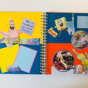 Handmade Scrapbook - Spongebob Theme - Etsy