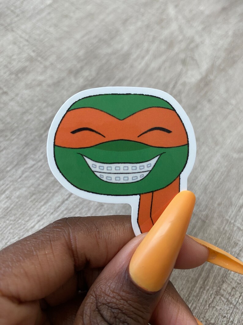 TMNT Mutant Mayhem Mikey Sticker - Etsy