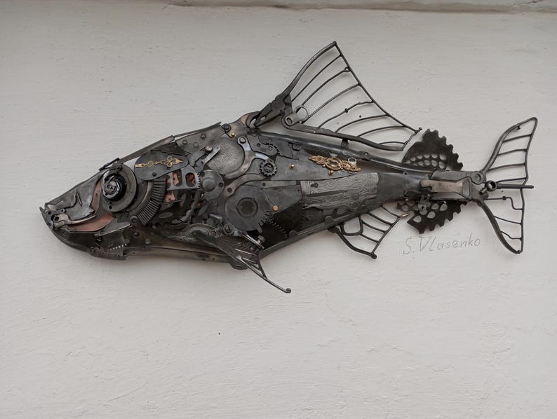 Fish Barracuda, Scrap Art, Metal Art, Recycling and Waste, Collections ...