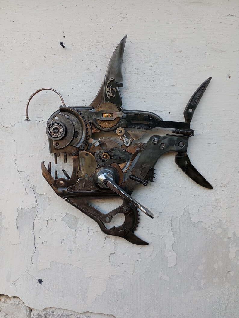 Fish, Panel, Scrap Art, Metal Art, Recycling & Trash, Collections ...