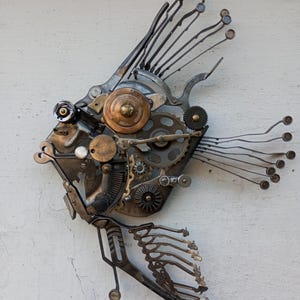 Fish, Panel, Scrap Art, Metal Art, Recycling & Trash, Collections ...