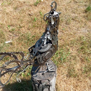 Bird, Rooster, Scrap Art, Metal Art, Recycling and Garbage, Collections ...