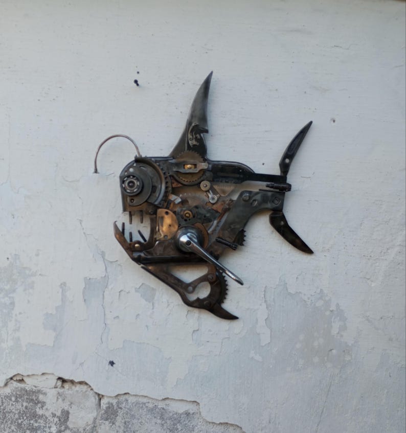 Fish, Panel, Scrap Art, Metal Art, Recycling & Trash, Collections ...