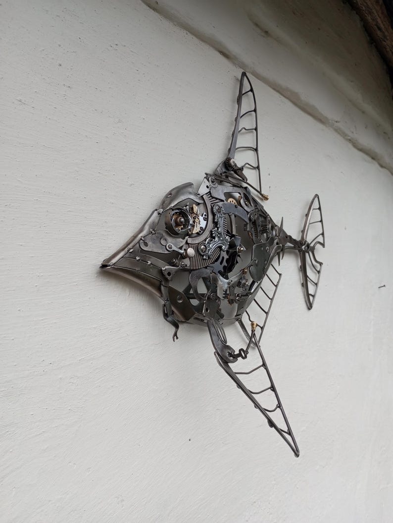 Fish Fan, Scrap Art, Metal Art, Recycling and Waste, Collections ...