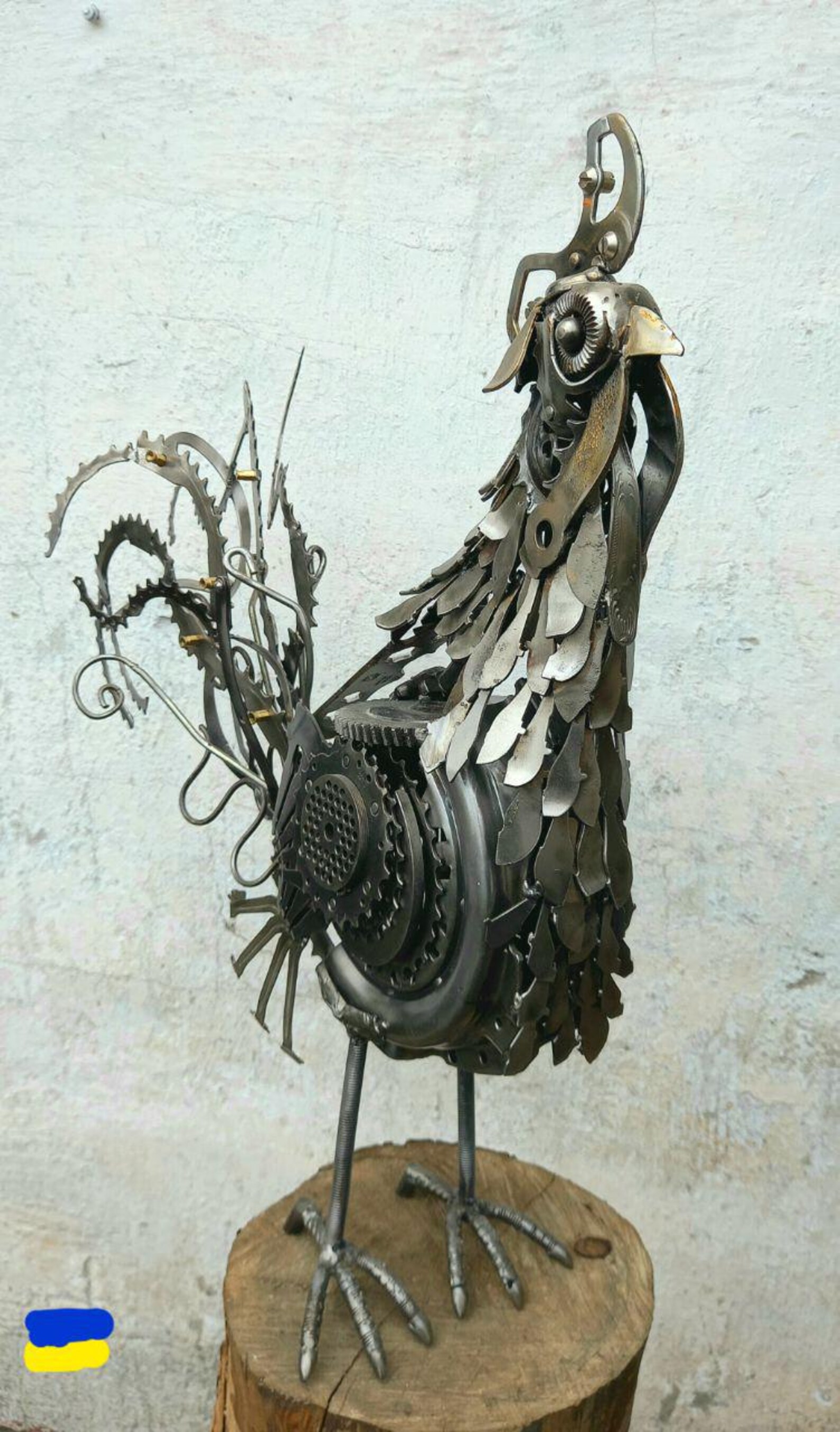 Bird, Rooster, Scrap Art, Metal Art, Recycling and Garbage, Collections ...