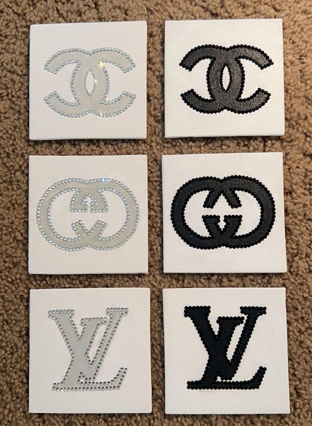 Designer Rhinestone Logos - Etsy