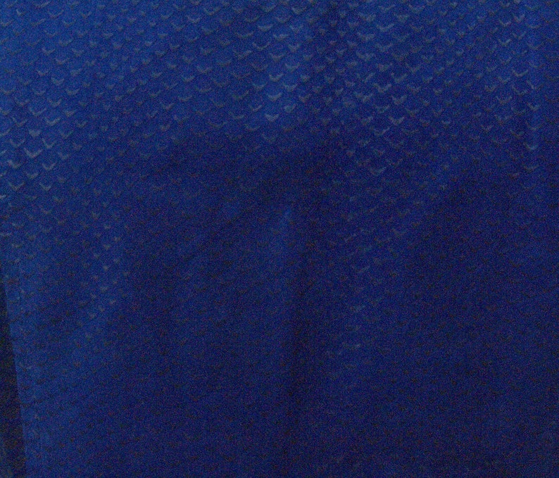 Classy Vintage Genuine Cobalt Blue Snakeskin Pattern Suede Sleeveless ...