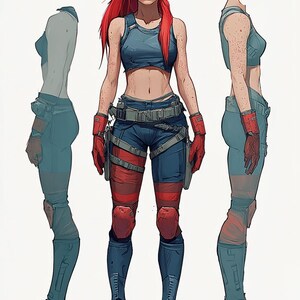 OC Adoptable 37: Warrior Themed 5 Images - Etsy