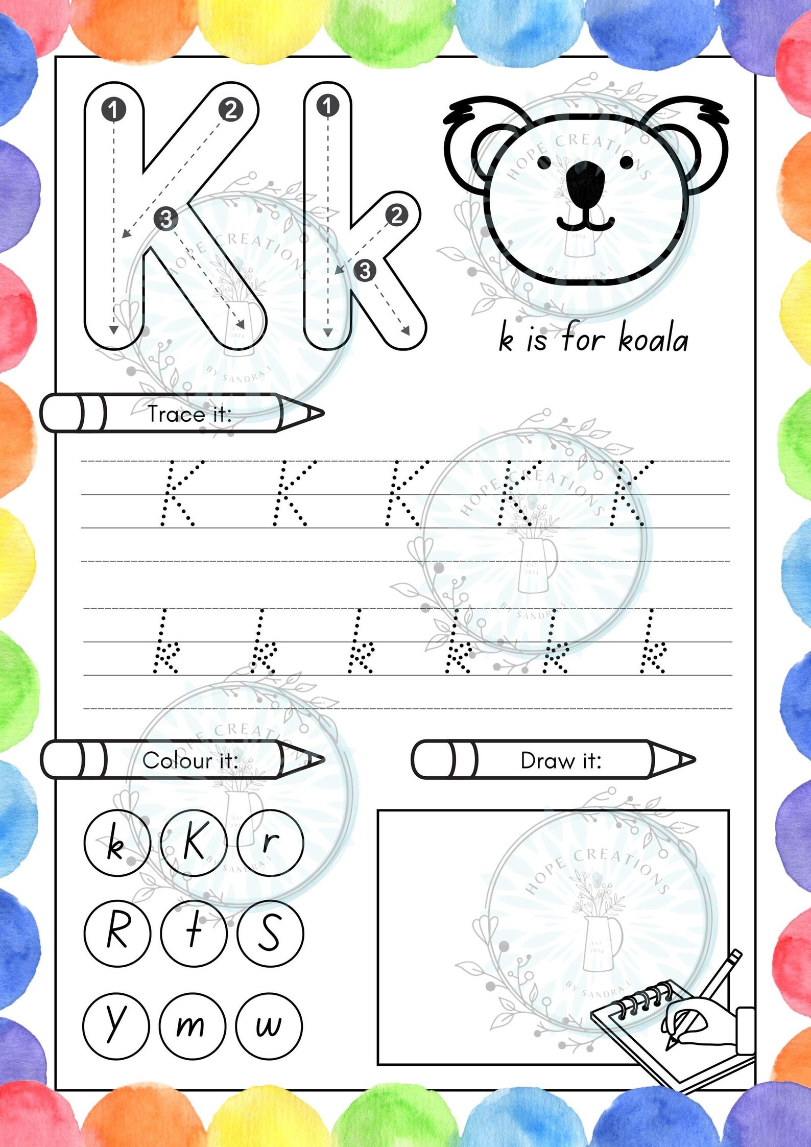 Alphabet Tracing Bundle, Shape Tracing, Line Tracing, Handwriting ...