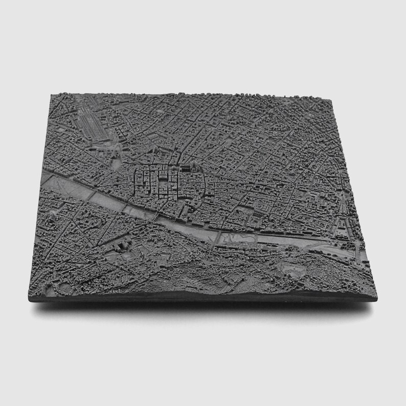 Florence | Firenze | Wall Panel | 3d City Map | 30x30 - Etsy