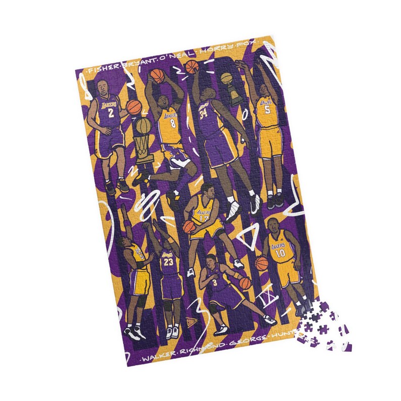 Los Angeles Lakers Jigsaw Puzzle 2001/02 NBA Champions (1014, 520, 252 ...