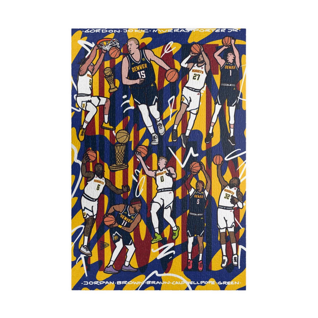 Denver Nuggets Jigsaw Puzzle 22/23 NBA Champions (1014, 520, 252, 110 ...