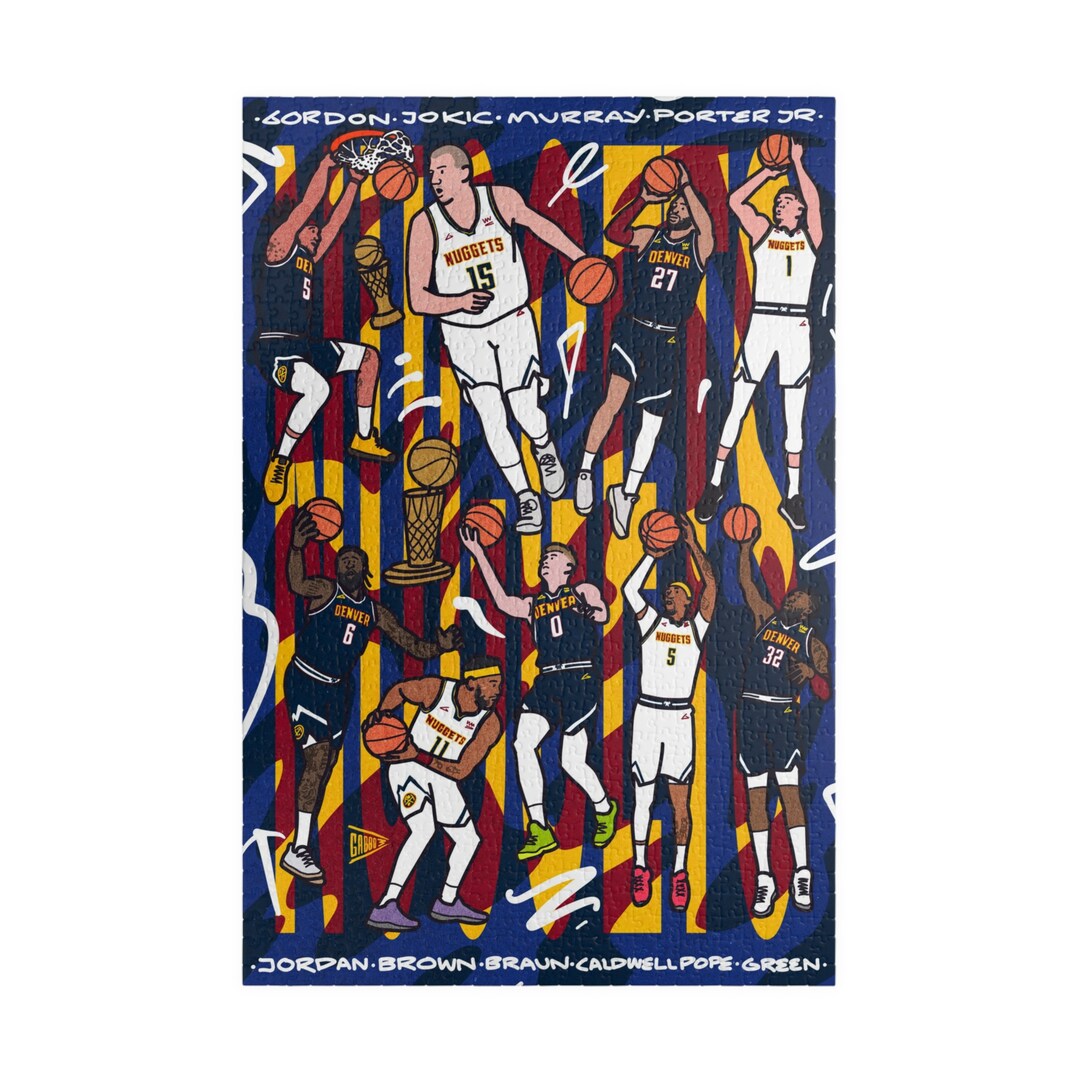 Denver Nuggets 22/23 NBA Champions Puzzle 1014-piece - Etsy
