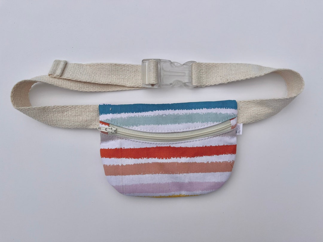 Treasure Pouch in Pastel Rainbow Stripe - Etsy