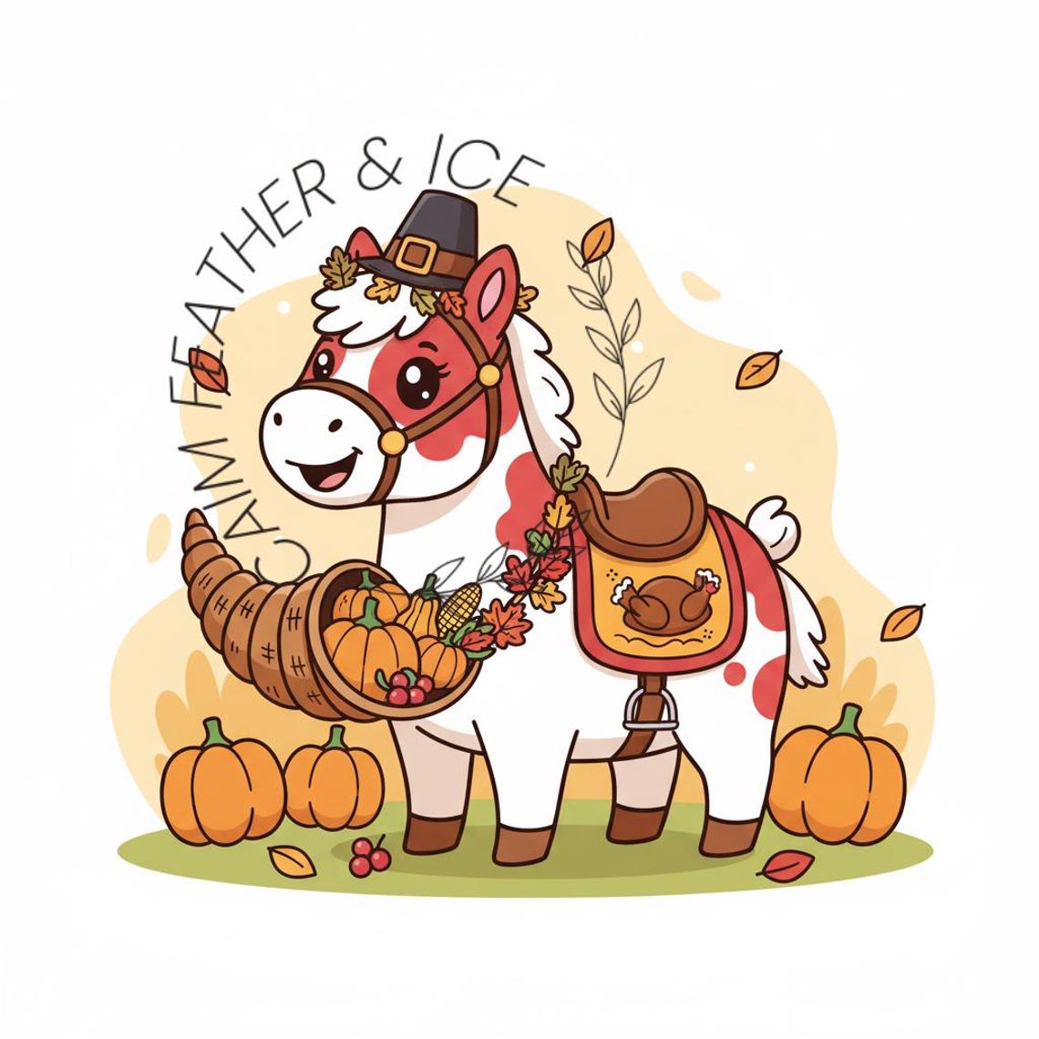 Thanksgiving Pony Digital Download - Etsy