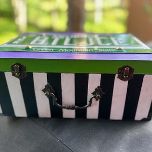 Custom Handpainted Beetlejuice Wooden Box - Etsy