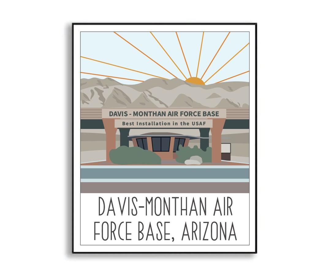 Davis-monthan AFB Poster, Davis-monthan Air Force Base Print, Arizona ...