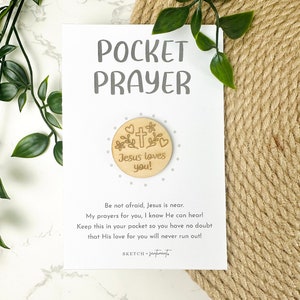 Pocket Prayer, Prayer Token, Pocket Token, Back to School Gift ...