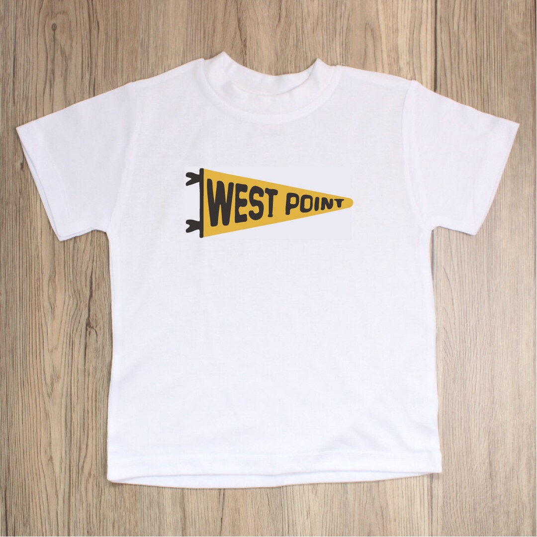 West Point Pennant Tshirt, Vintage Inspired Army Pennant Shirt, West ...