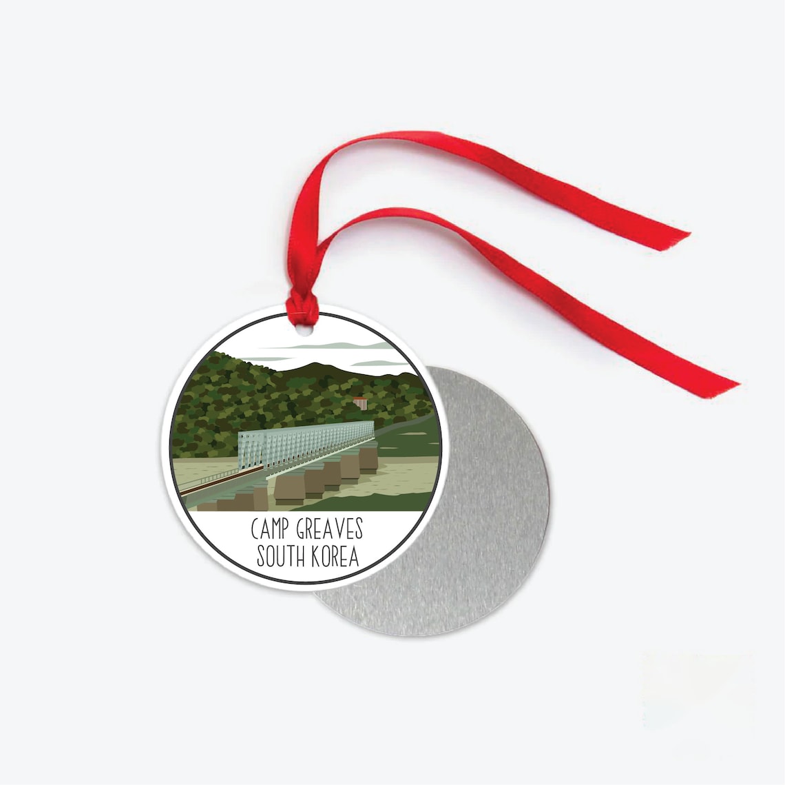 Camp Greaves Ornament South Korea Army Base Ornament Army - Etsy