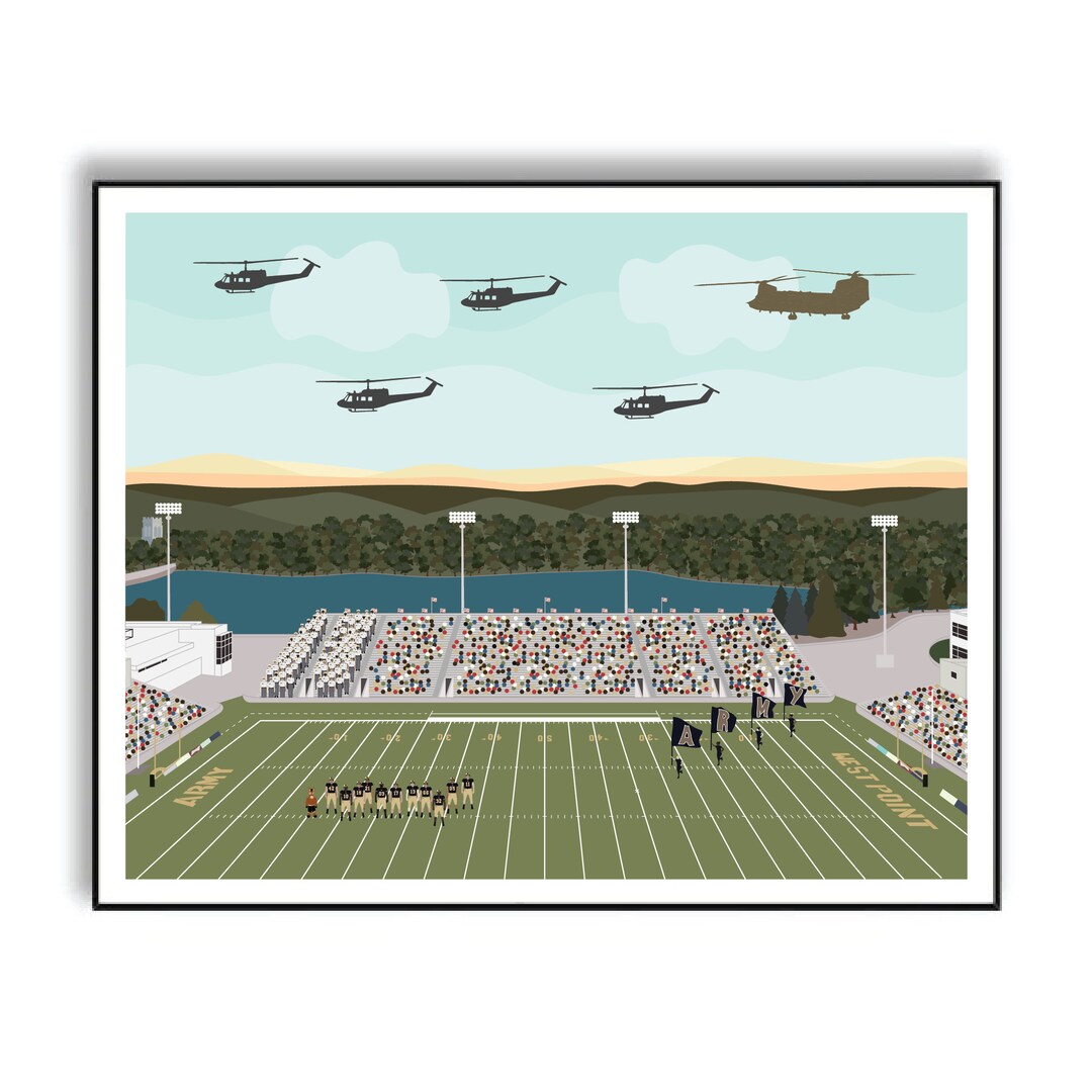 USMA West Point New York Military Base Illustration - Etsy