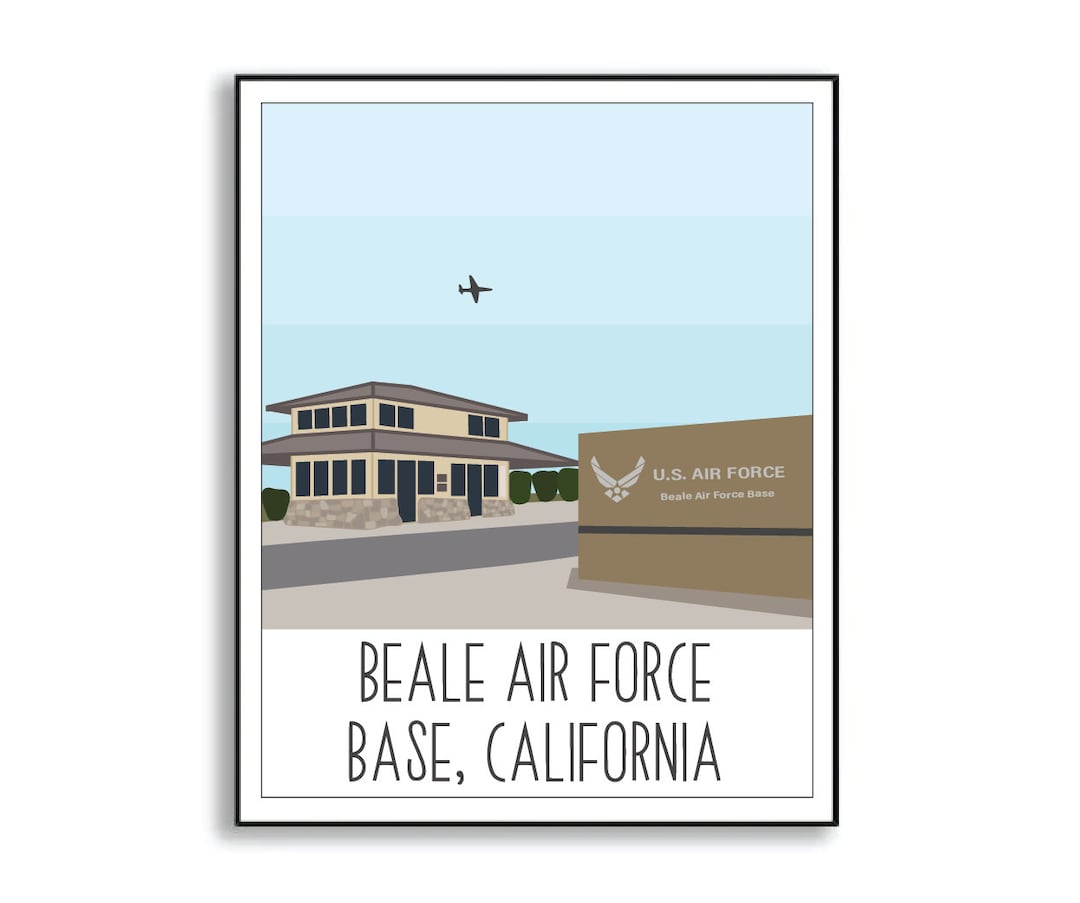 Beale AFB Poster, Beale Air Force Base Print, California Air Force Base ...