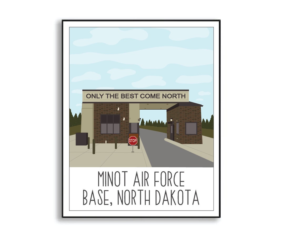 Minot Air Force Base Poster, Minot AFB North Dakota Poster, Minot Air ...
