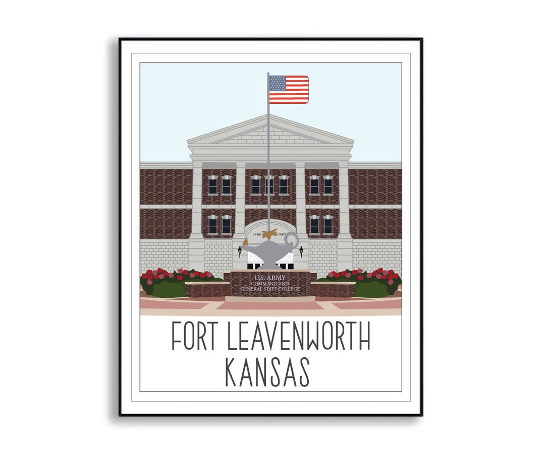 Fort Leavenworth Kansas Military Base Art Print - Etsy