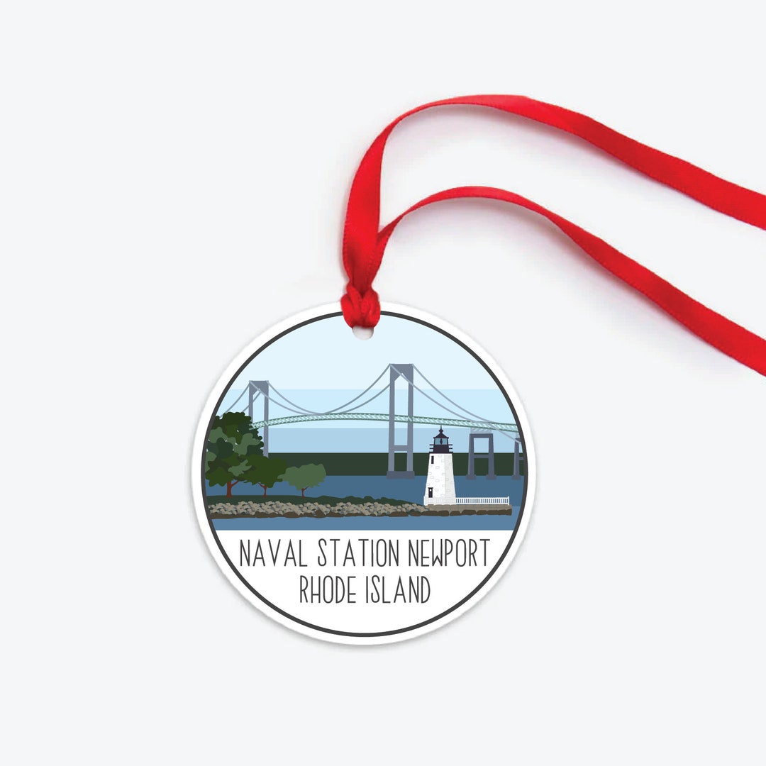 Naval Station Newport Ornament, Collectible Military Gift - Etsy