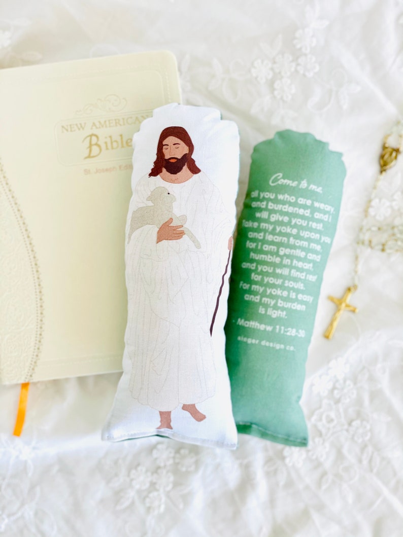 Plush Jesus Prayer Doll Matthew 11:28-30 Come to Me All You - Etsy