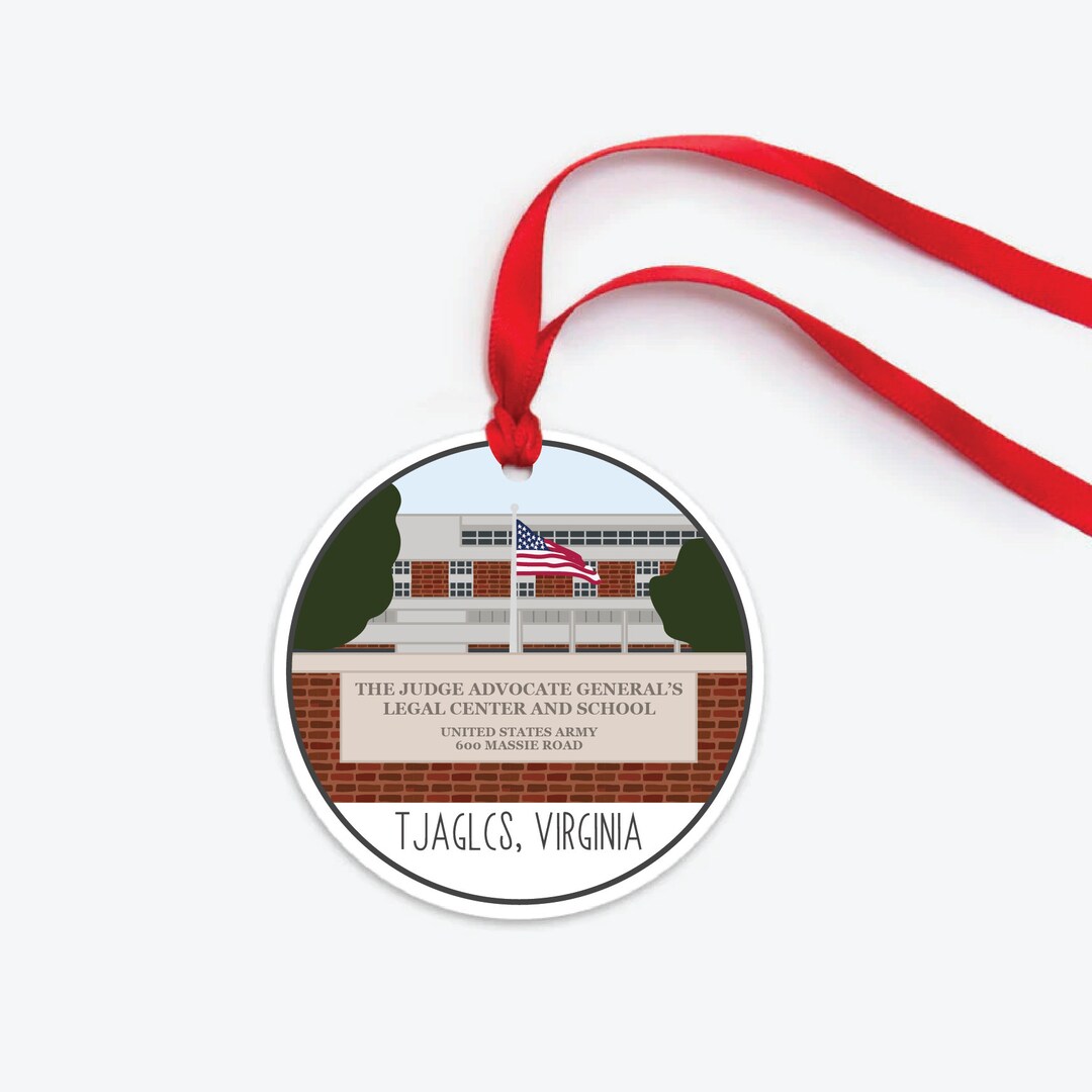 The Judge Advocate Generals Legal Center and School Ornament, JAG ...