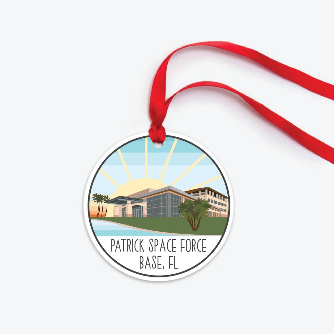 Patrick Space Force Base Ornament, Patrick SFB Florida Christmas ...