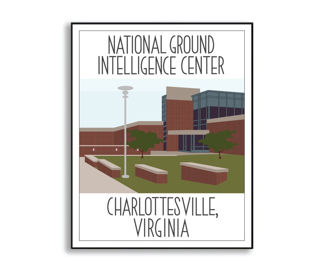 National Ground Intelligence Center Poster, Charlottesville VA Military ...