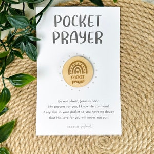 Pocket Prayer, Prayer Token, Pocket Token, Back to School Gift ...