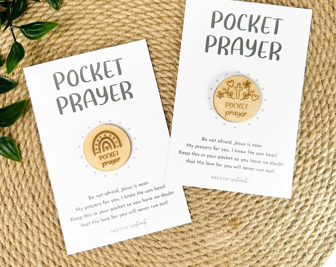 Pocket Prayer, Prayer Token, Pocket Token, Back to School Gift ...